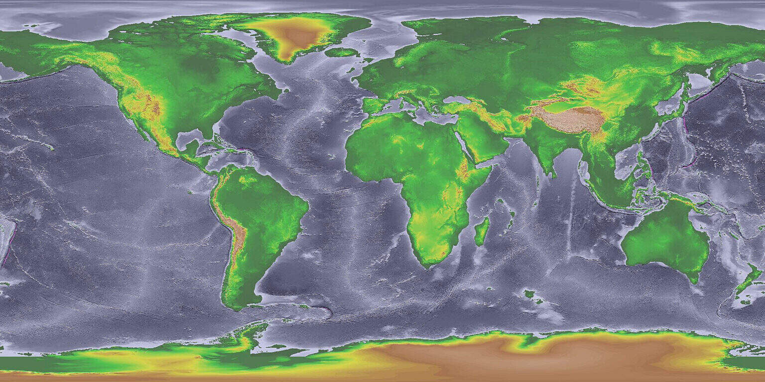 Ice Age sea level rise map - Idyllic Pursuit